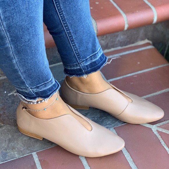 Shoeroom21 boutique | Shoes | New Ladies Almond Toe Cut Out Flats Warm ...